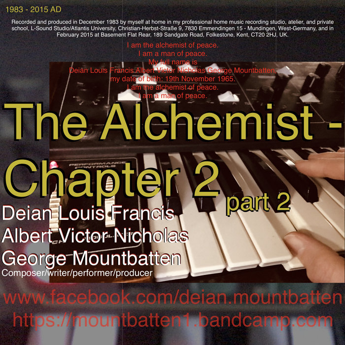 The Alchemist - Chapter 2 • part 2 | Deian Louis Francis Albert Victor ...