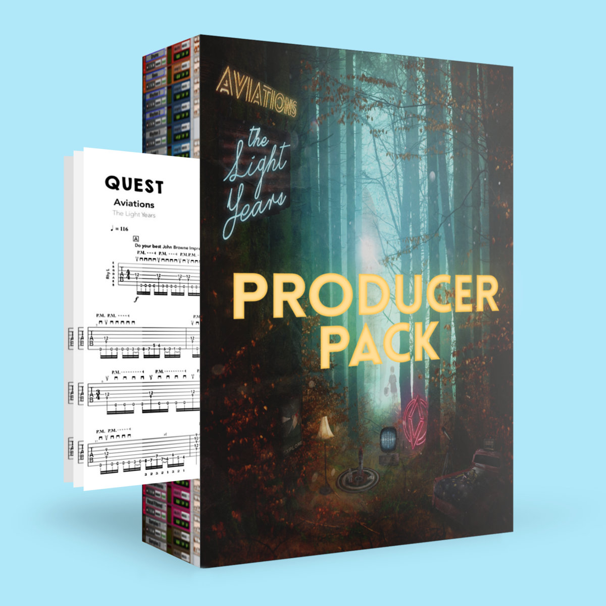 The Light Years | Producer Pack & Guitar Tab Bundle | Aviations