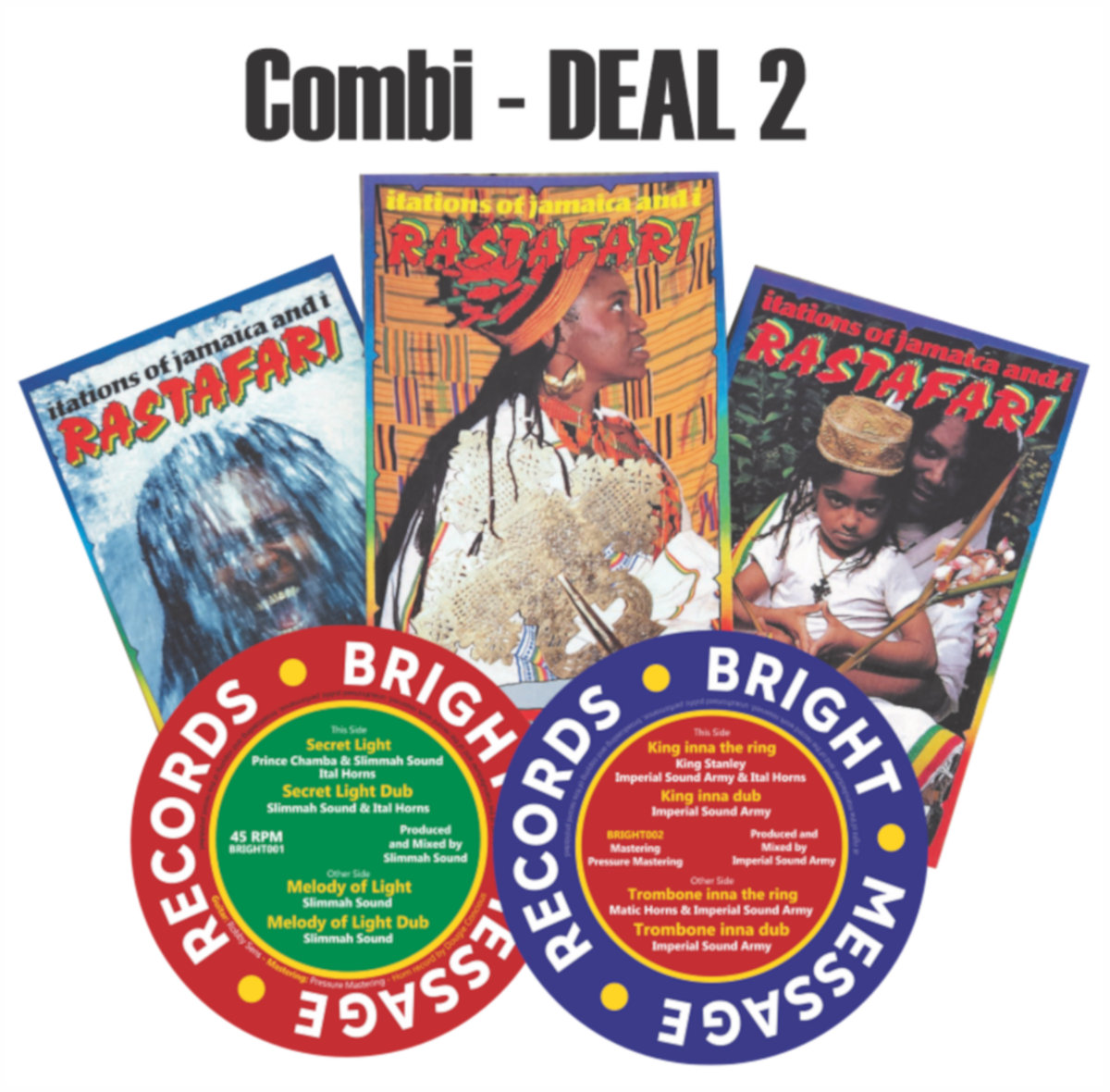 Combi deal 2: Full series of books + King inna the Ring + Secret light ...