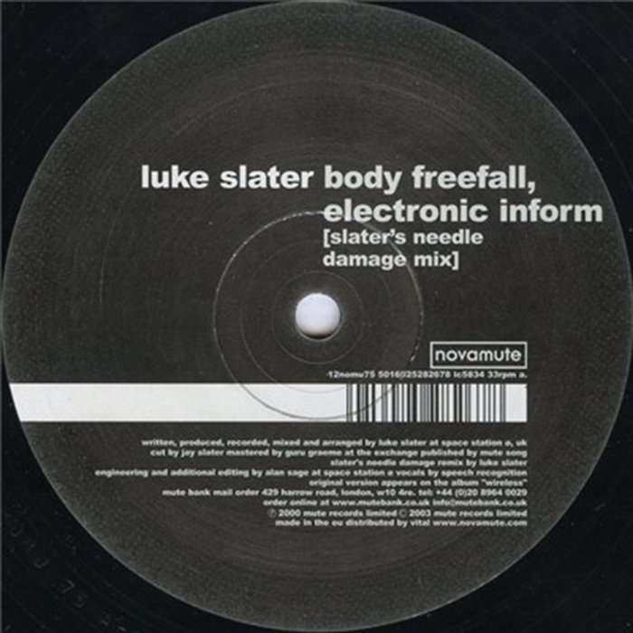 Body Freefall Electronic Inform 1 | Luke Slater