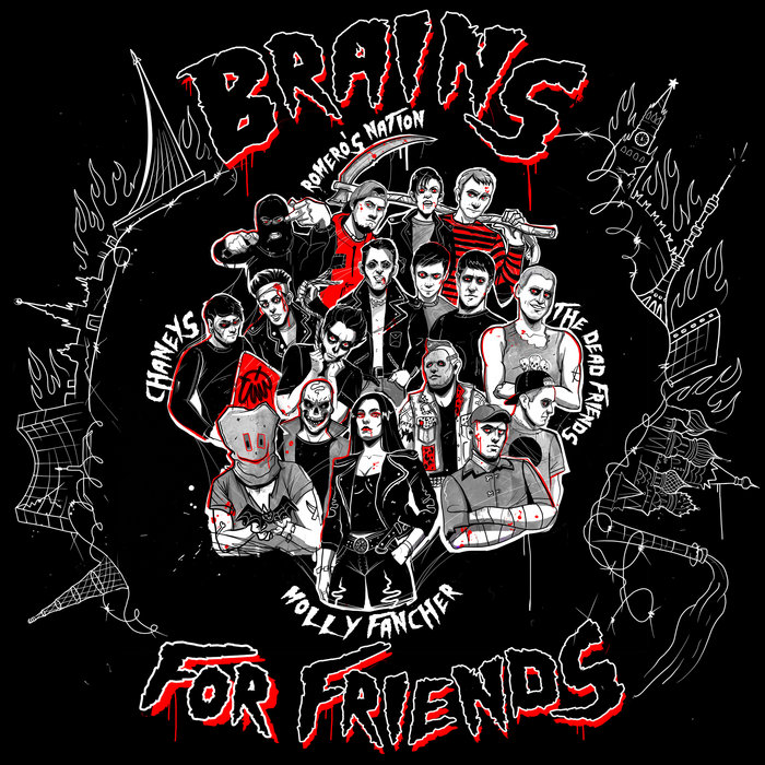 Brains For Friends | V/A | Bubblegum Attack Records
