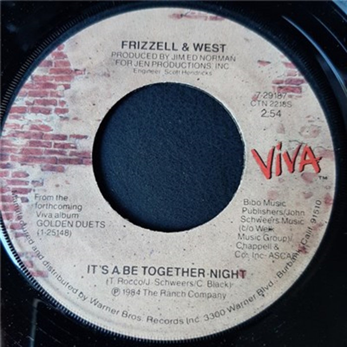 Its A Be Together Night | David Frizzell & Shelly West