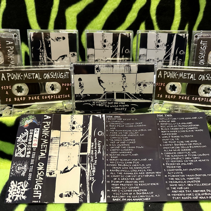 A Punk Metal Onslaught- Compilation Cassette POGO 5 | VARIOUS PUNK CMOP ...