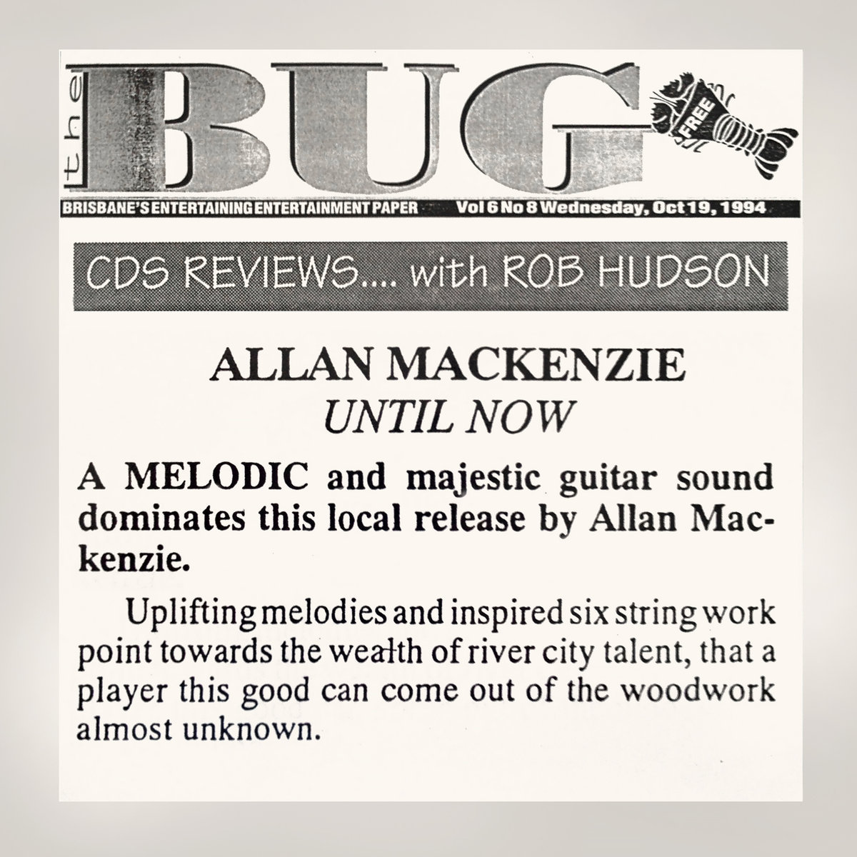 Until Now | Allan MacKenzie