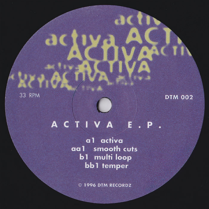 DTM 002 Activa EP [1996] | Scaravilli N, Dj Psychogene | DTM Recordz