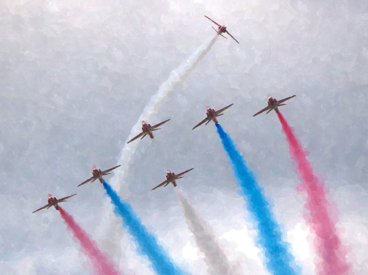 Red Arrows Jets - Sounds Library 23 | AeroBlueSounds