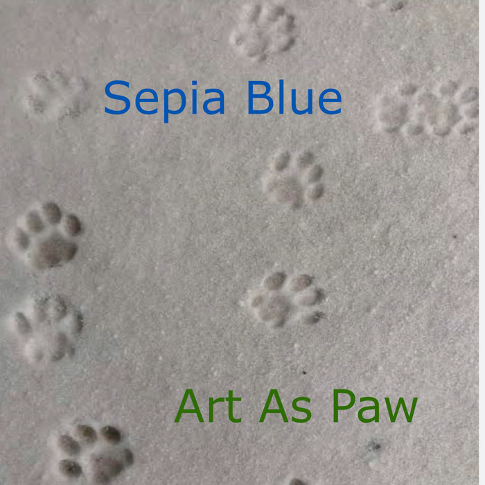 Art As Paw | Sepia Blue