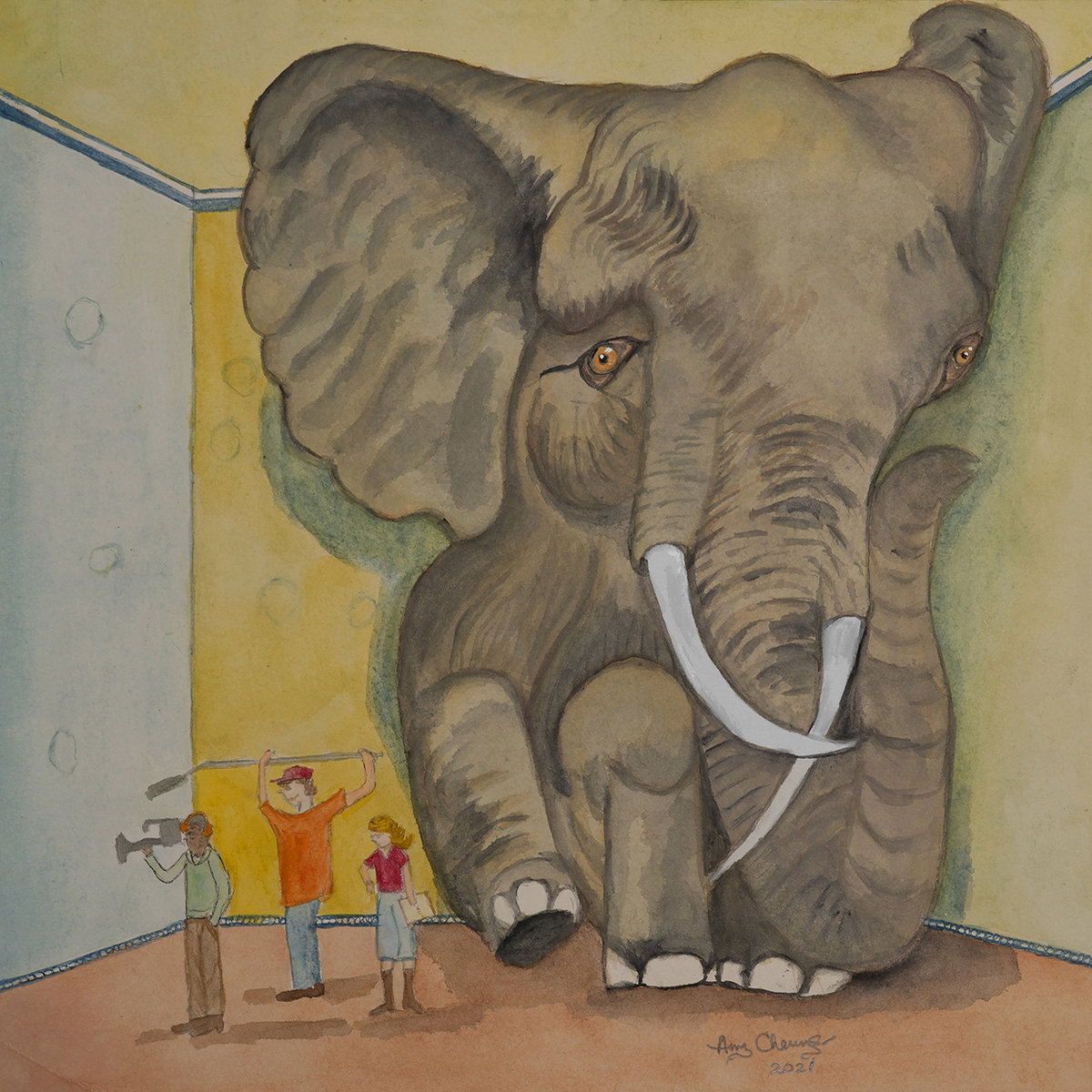 Elephant in The Room Ltd Edition Album | Mark Aldred