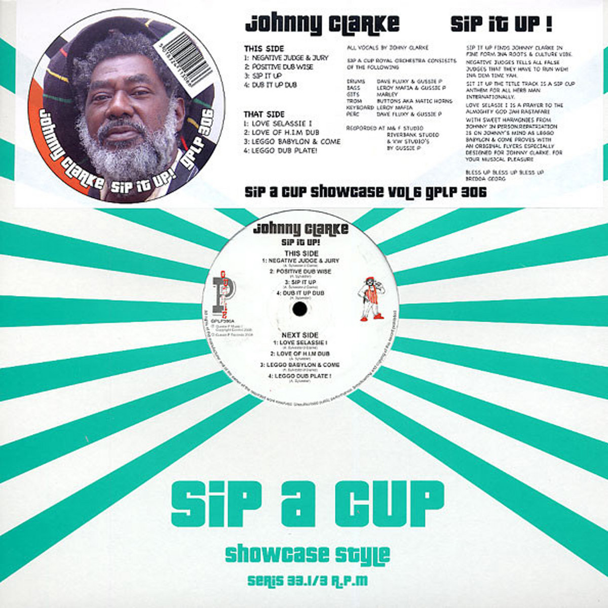 GPLP 306 .. SIP IT UP ! .. DUB PLATE MIX'S .. DUBCUP FT. JOHNNY CLARKE | DUBCUP FT. JOHNNY ...