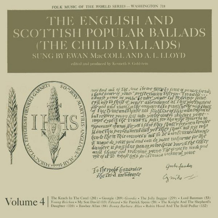 The English & Scottish Popular Ballads (The Child Ballads) Vol.4 | Ewan ...