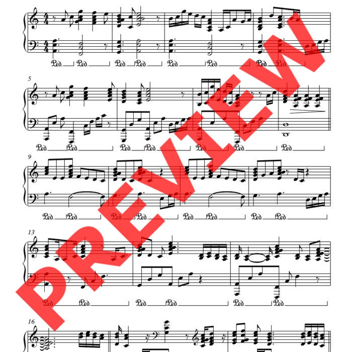 Listen To Your Heart (single + bonus sheet music + midi) | Paul Rahme