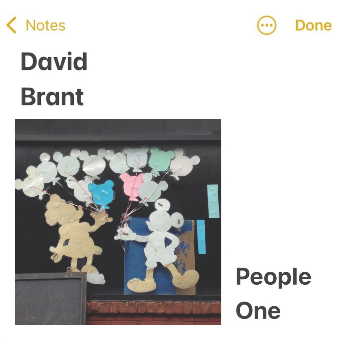 People One | David Brant