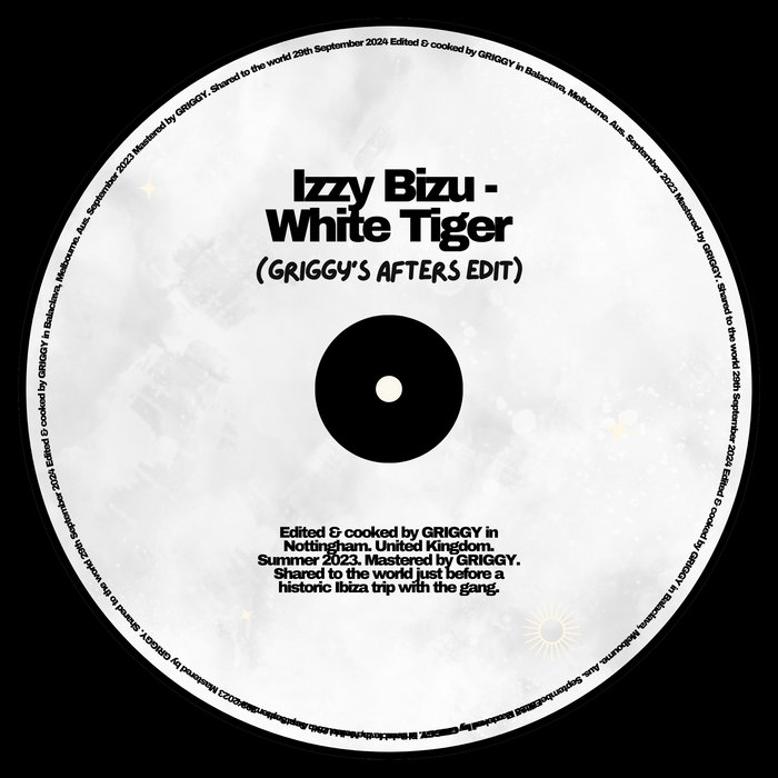 Izzy Bizu - White Tiger (GRIGGY's Afters Edit) | GRIGGY