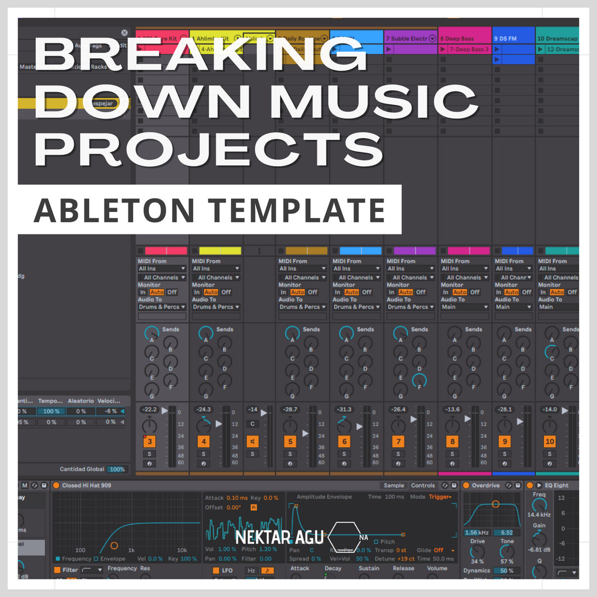 Breaking down music projects (Ableton track project) | nektar agu ...