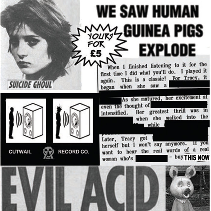 WE SAW HUMAN GUINEA PIGS EXPLODE | Various | CUTWAIL RECORDS
