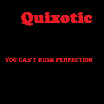 You can't rush perfection | Quixotic