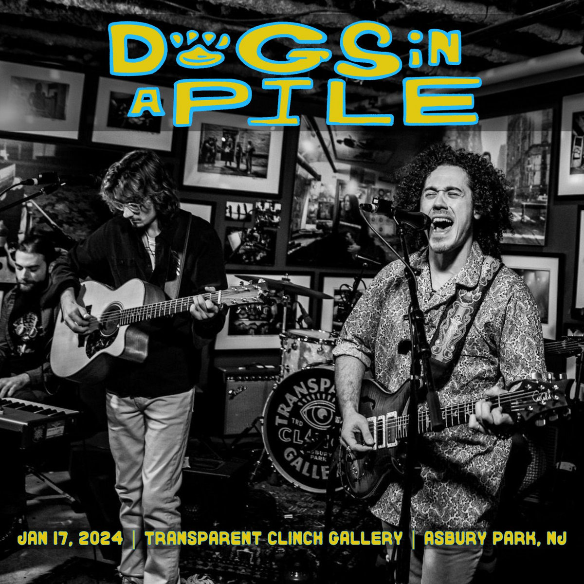 01/17/24 - Transparent Clinch Gallery - Asbury Park, NJ | Dogs In A Pile