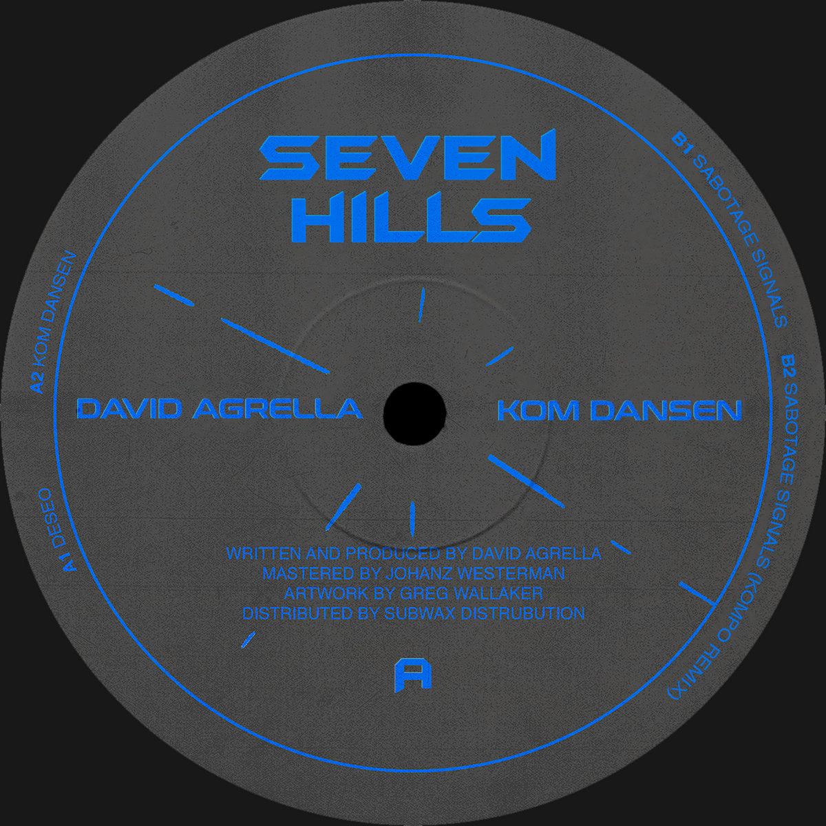 SHR007 - David Agrella - Kom Dansen EP | David Agrella | Seven Hills ...