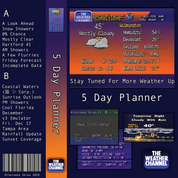 5 Day Planner | Alternate Skies