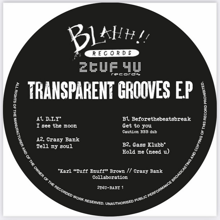 Transparent Grooves E.P | Crazy Bank/Karl"Tuff Enuff" Brown | Crazy Bank