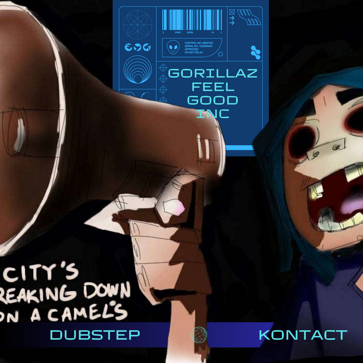 Gorillaz - Feel GOOD INC (KONTACT DUBSTEP FLIP) | KONTACT2KILL