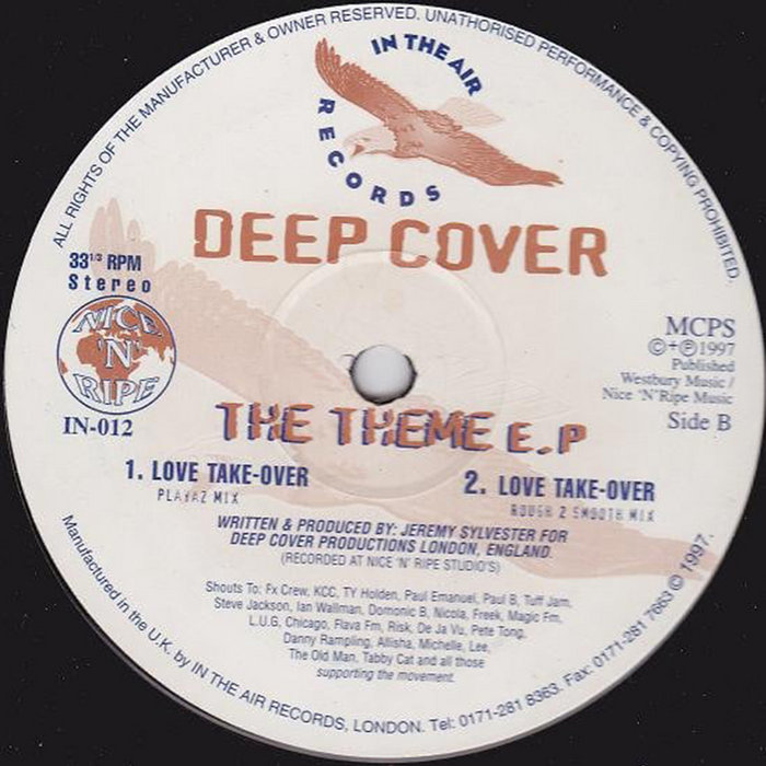 Deep Cover – The Theme E.P | Jeremy Sylvester, Deep Cover, Deep Cover ...