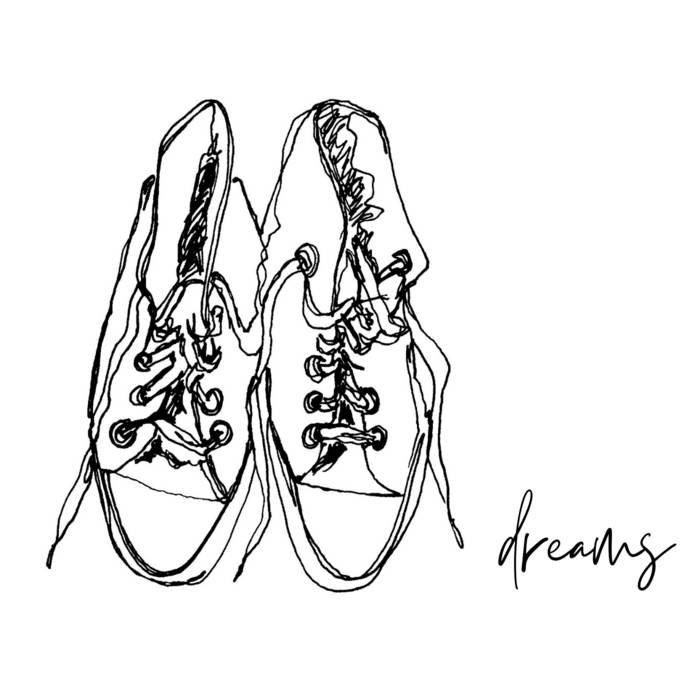 Hanging Converse Shoes Drawing