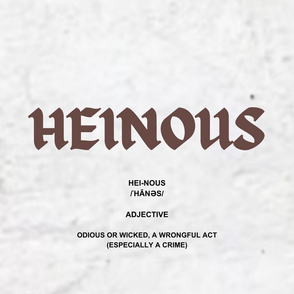 Heinous | Dunbar | Syer On The Beat