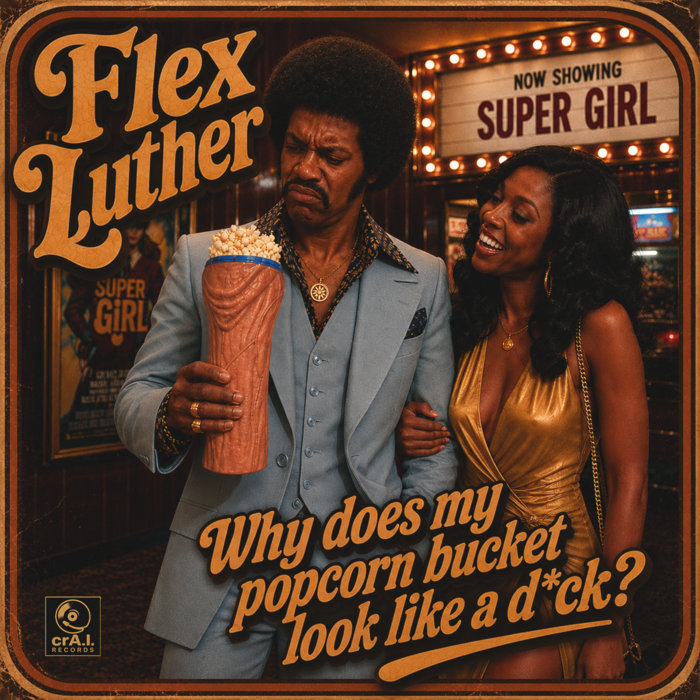 Why does my popcorn bucket look like a d*ck? - Flex Luther | crA.I ...