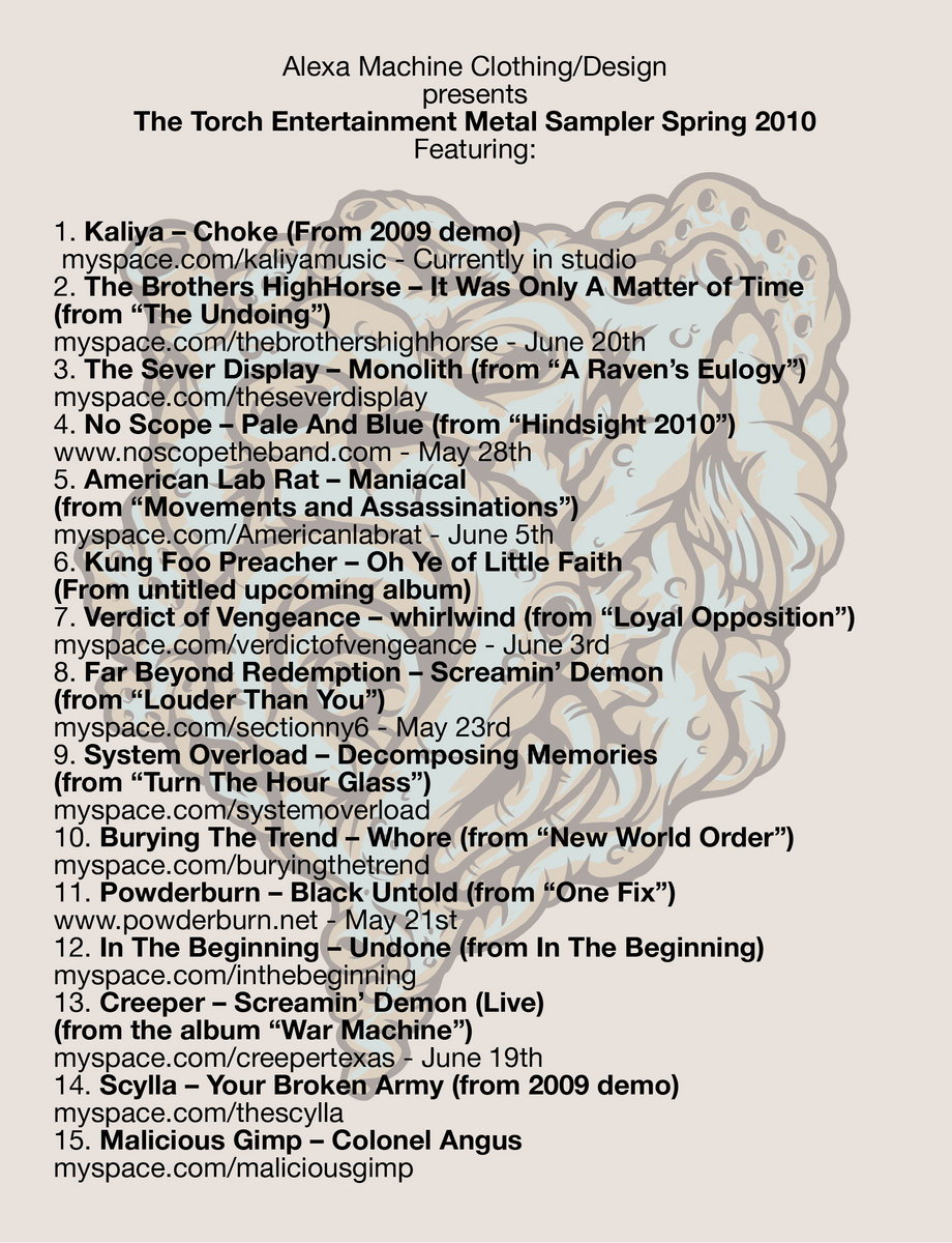 Torch Entertainment's Metal Compilation Vol. 1 | Torch Entertainment