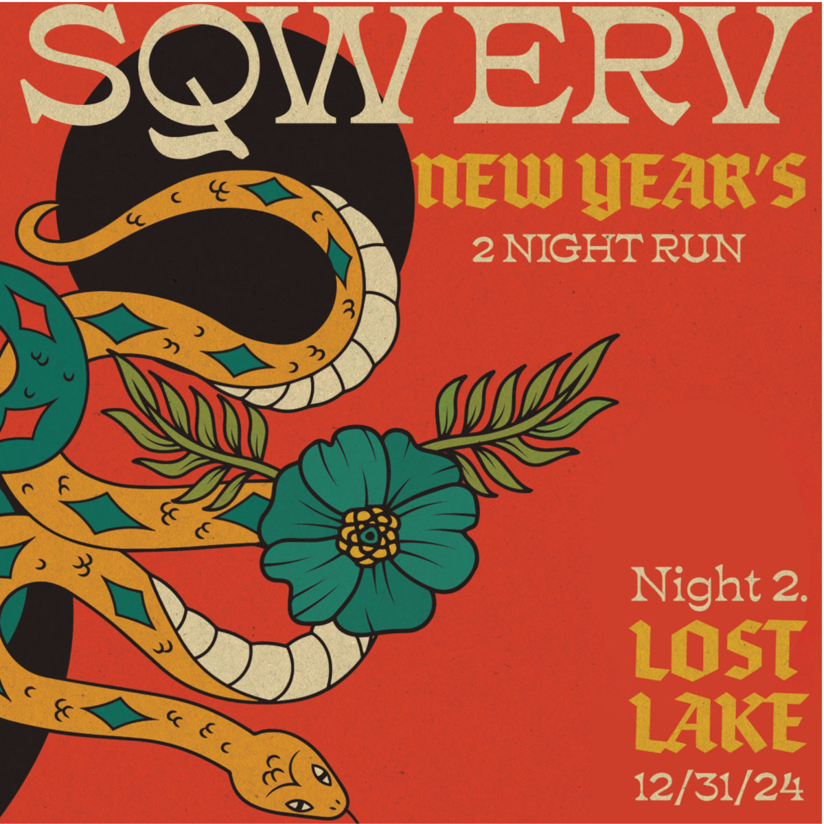 Live Sqwerv: 12/31/2024 | Lost Lake | Denver, CO | Sqwerv