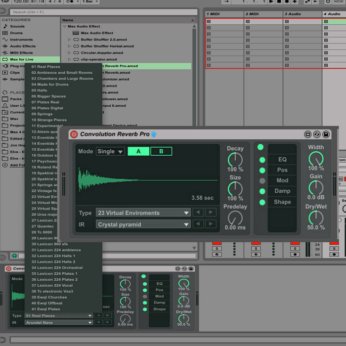 Convolution Fx and Reverb Library for Ableton Cubase and Logic ...