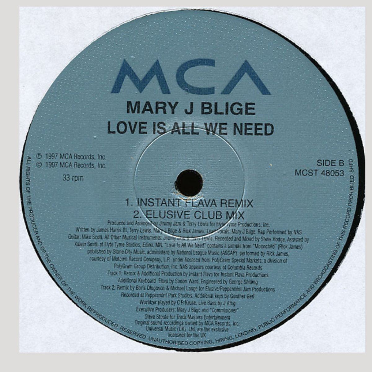 Mary J. Blige - Love Is All We Need (Instant Flava Remix) | Dj Som Da Massa