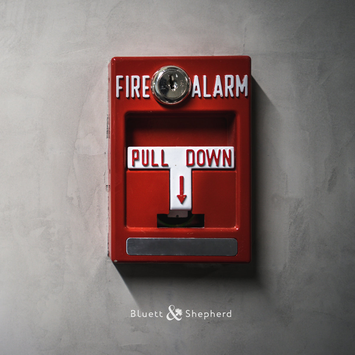 Fire alarm: pull down | Bluett & Shepherd