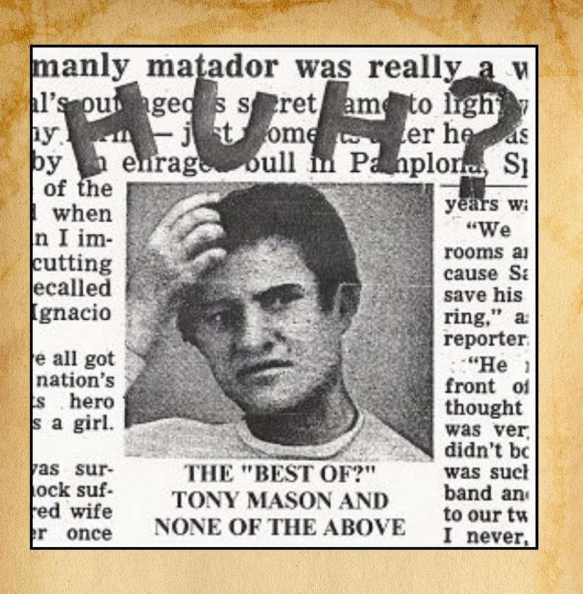 Barney's On Fire | Tony Mason