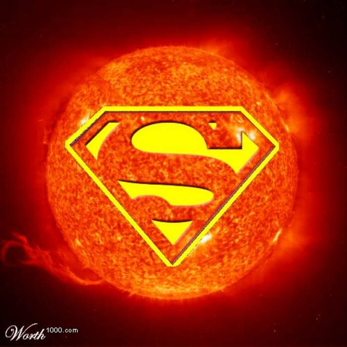 Superman Symbol On Fire