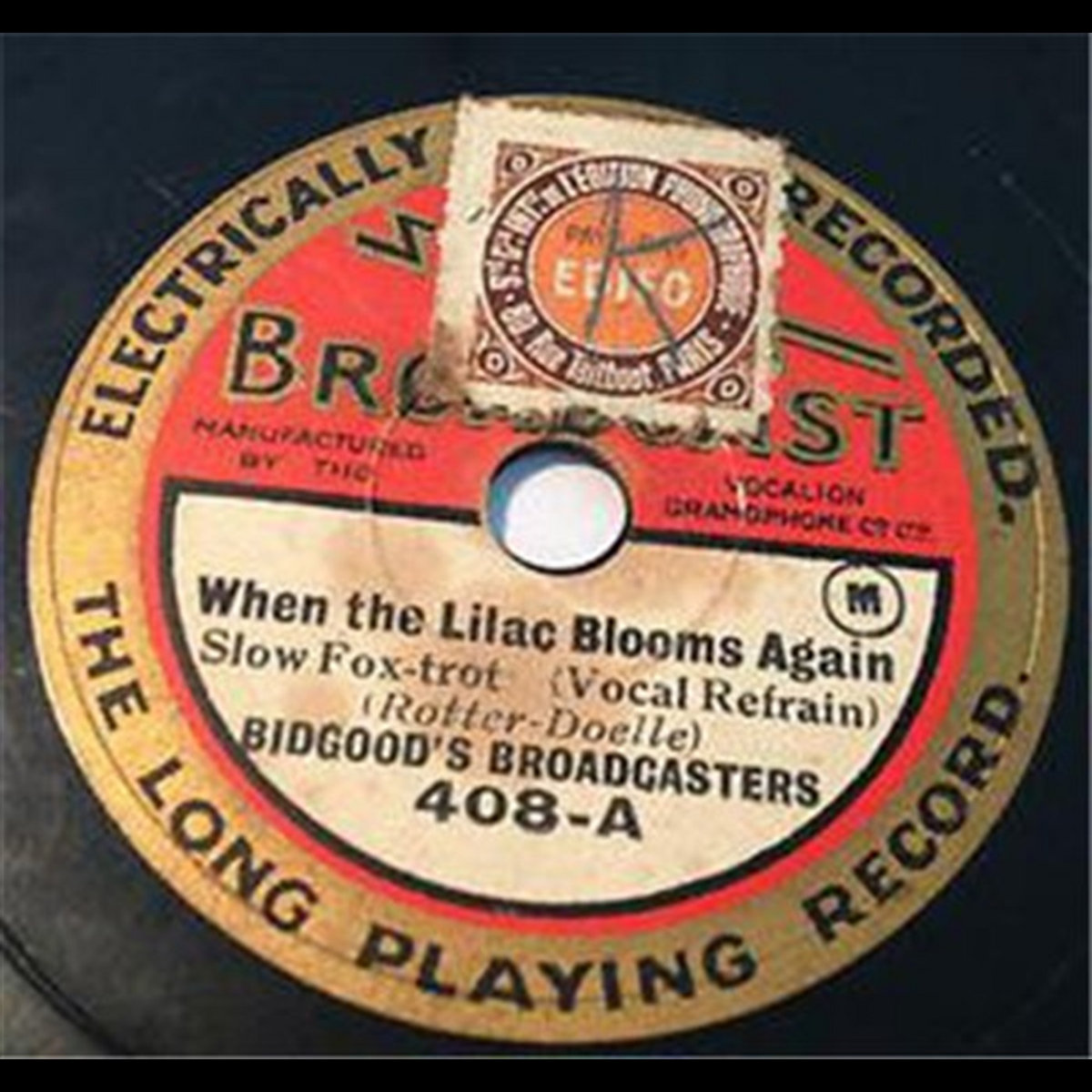 When The Lilac Blooms Again My Ideal | Harry Bidgood And His Broadcasters