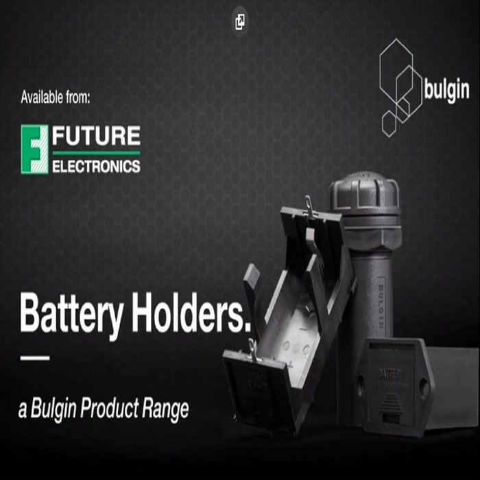 Battery Holders, a Bulgin Product Range | Future Electronics