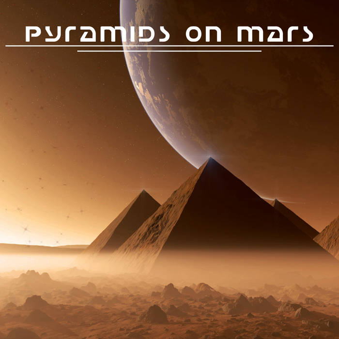 Pyramids On Mars Planet