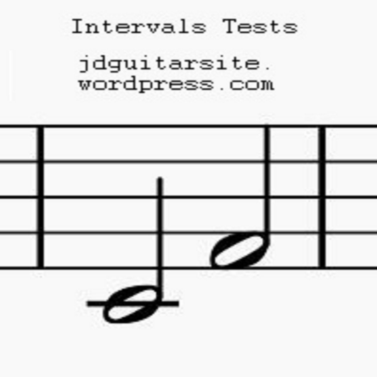 Intervals Listening Tests | jdguitarsite