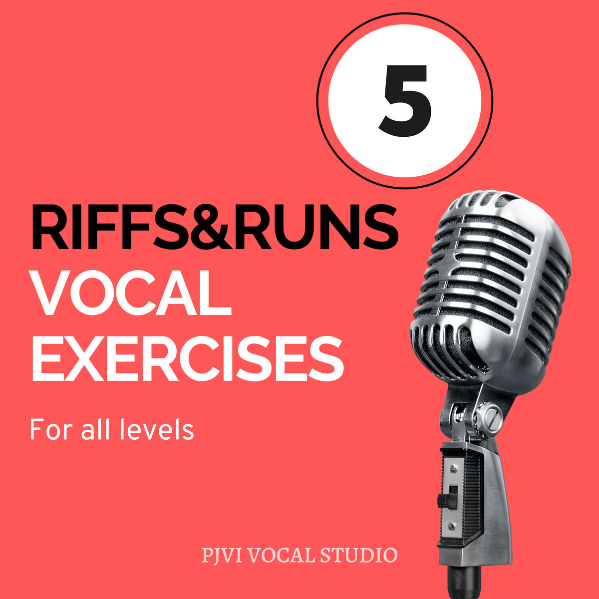 TOP 5 Daily RIFFS&RUNS Vocal Exercises | PJVI Vocal Studio