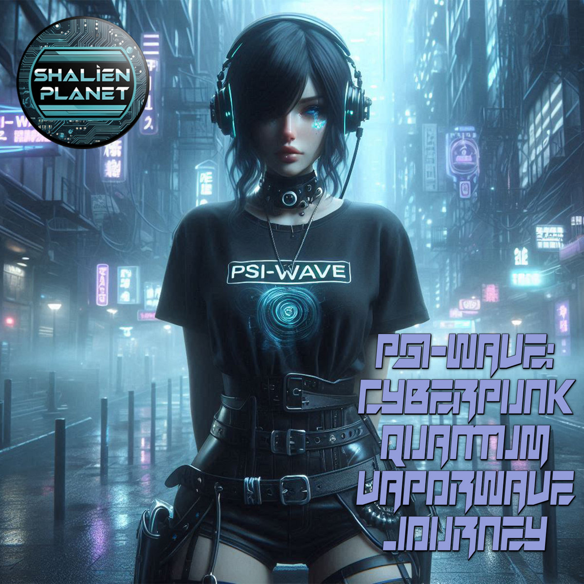 PSI-Wave: A Cyberpunk Quantum Vaporwave Journey | Shalien Planet