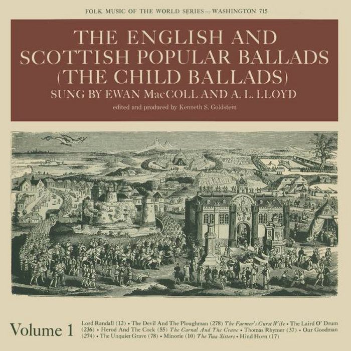 The English & Scottish Popular Ballads (The Child Ballads) Vol.1 | Ewan ...