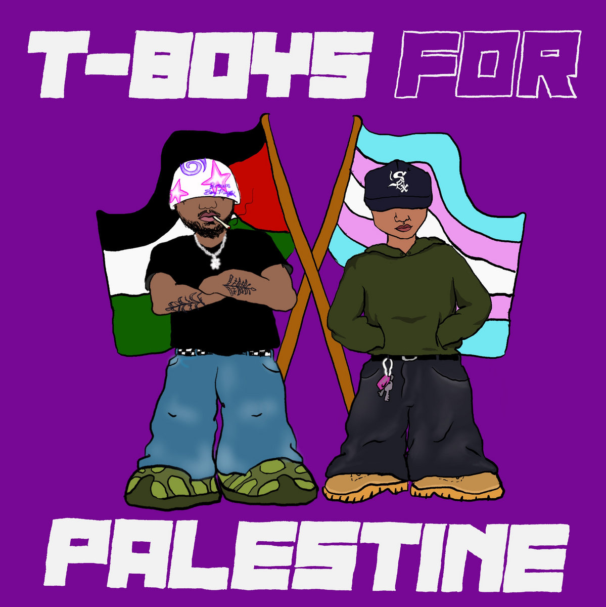 T-BOYS 4 PALESTINE | BROWNBOYMAGIK , Lijah Mavaega | T-BOYS 4 PALESTINE