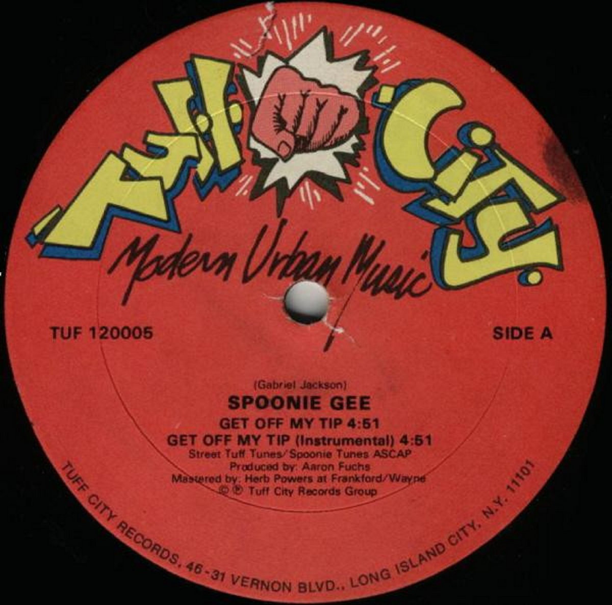 Get Off My Tip | Spoonie Gee | Tuff City Records