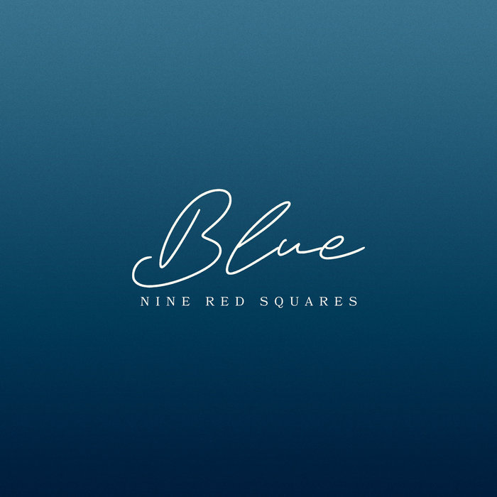 BLUE | nine red squares