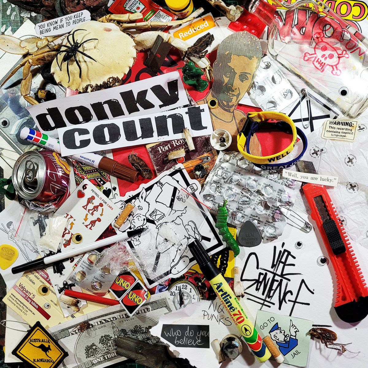 Split 7" with Wasabi Barbie | Donky Count