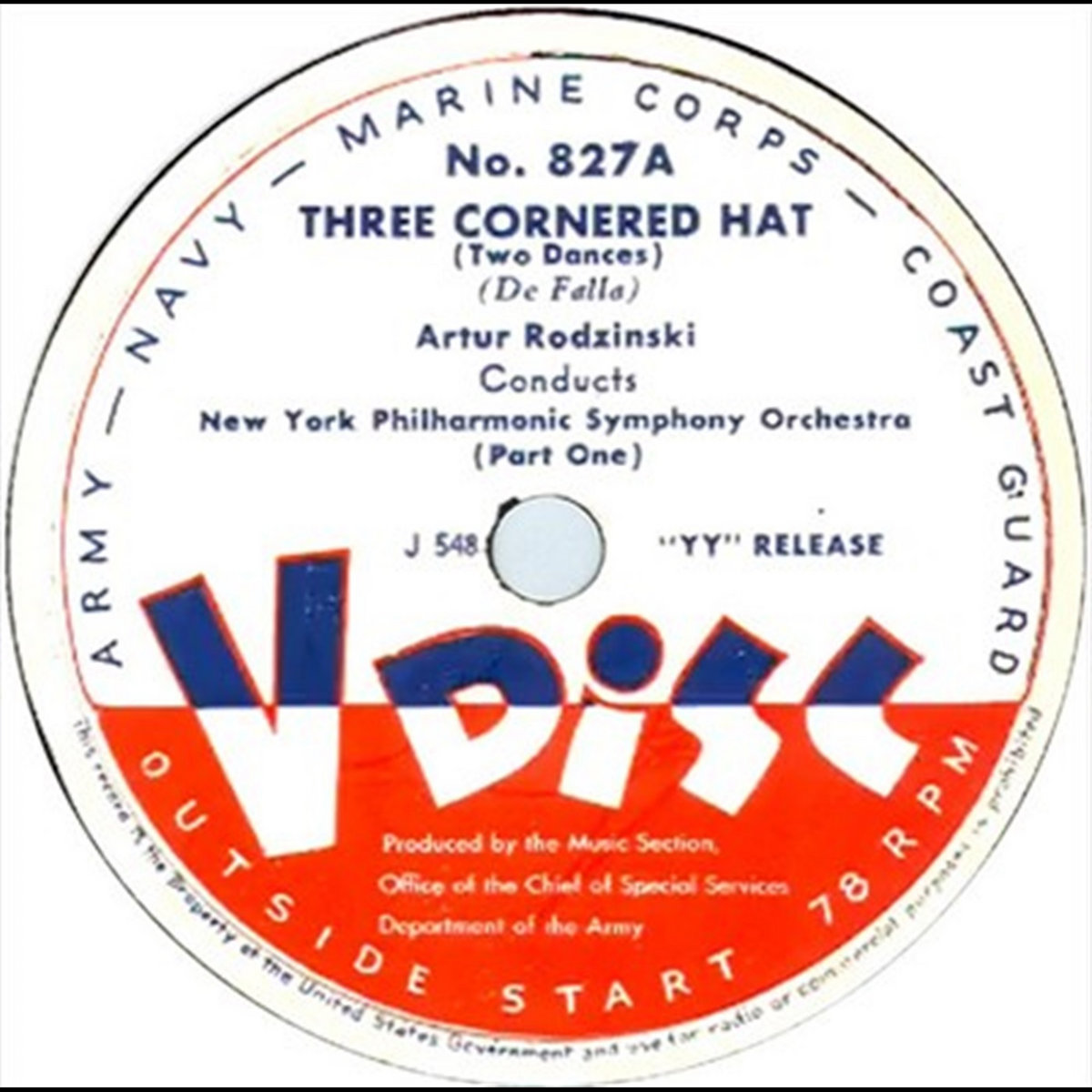 Three Cornered Hat Two Dances | Artur Rodzinski