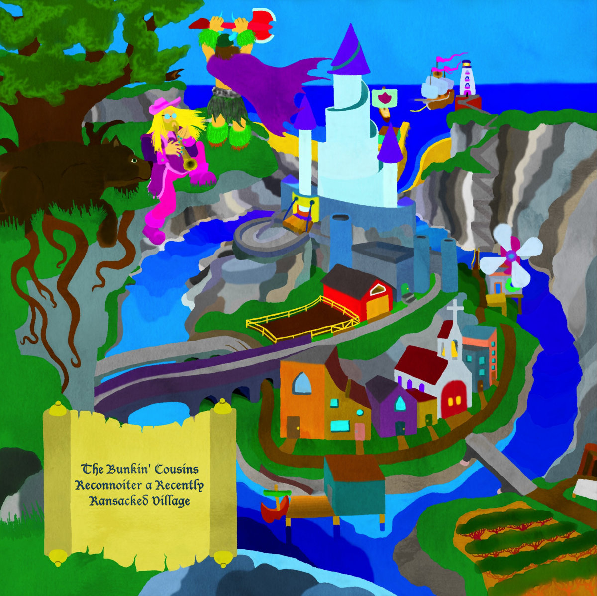 The Bunkin' Cousins Reconnoiter a Recently Ransacked Village | Bunkin ...