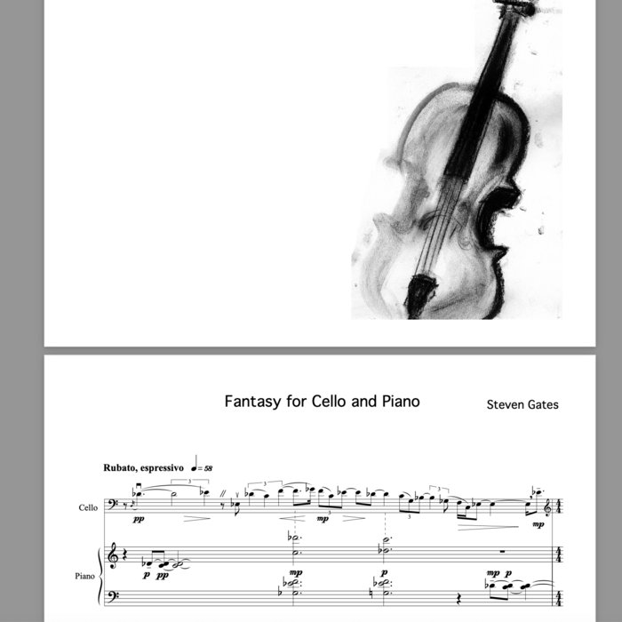 Fantasy For Cello and Piano | Steven Gates